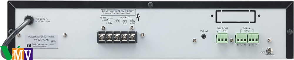 Thiết bị FV-224PA - Tăng Âm Công Suất 240W TOA chính hãng⚡, giá Âm ly ...