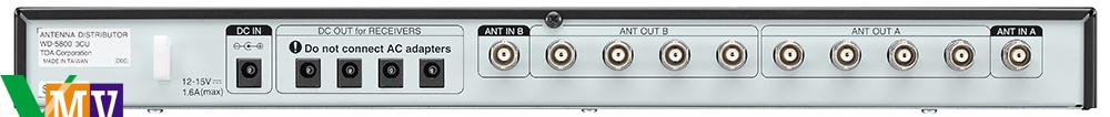 Toa WD-5800 - Bộ Chia Ăng Ten cho hệ thống micro không dây VHF/UHF hàng ...